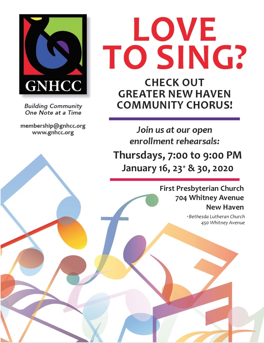 Events & Concerts ⋆ GREATER NEW HAVEN COMMUNITY CHORUS